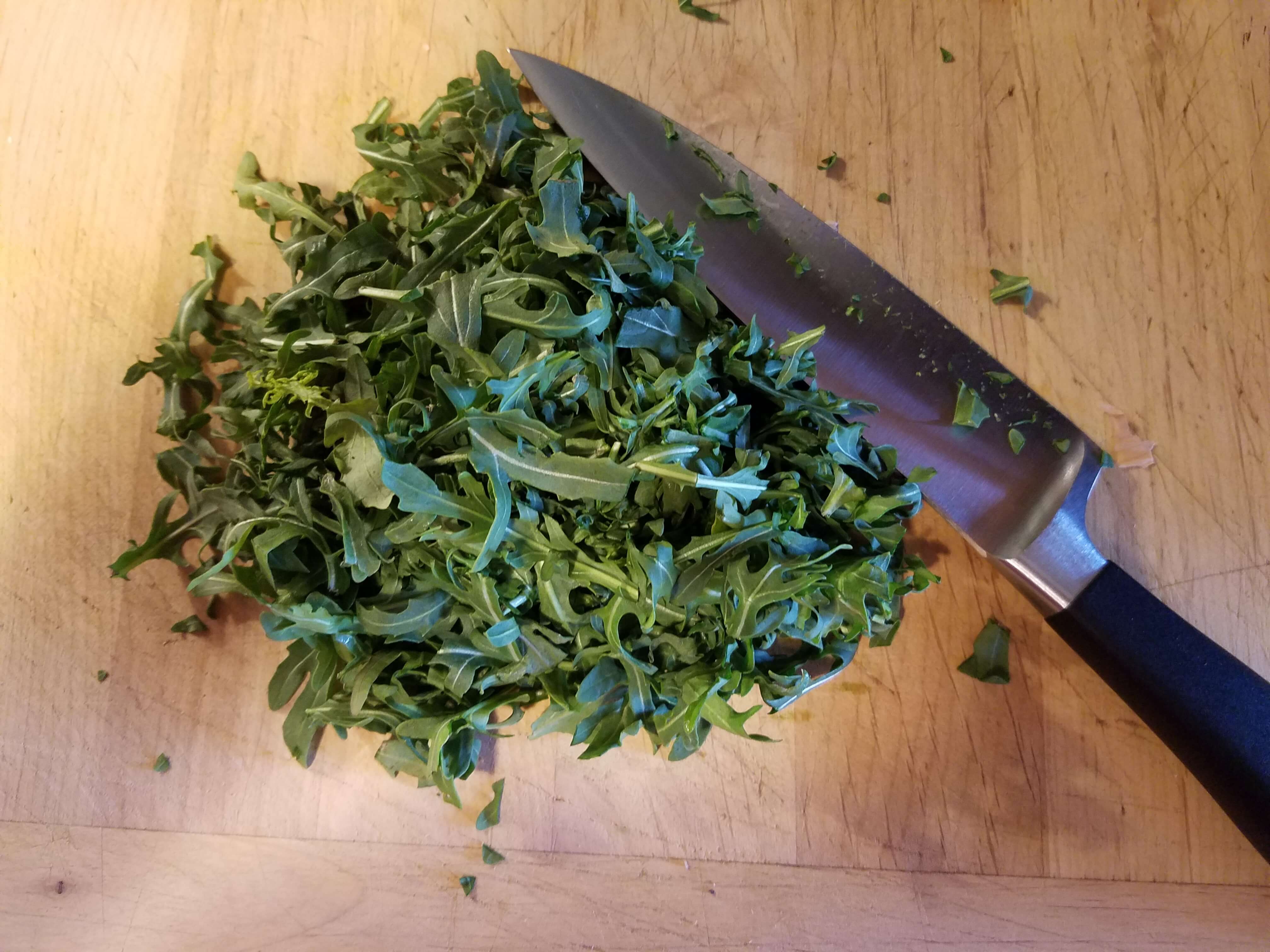 Arugula Cross Chopped - Sustainable Yum